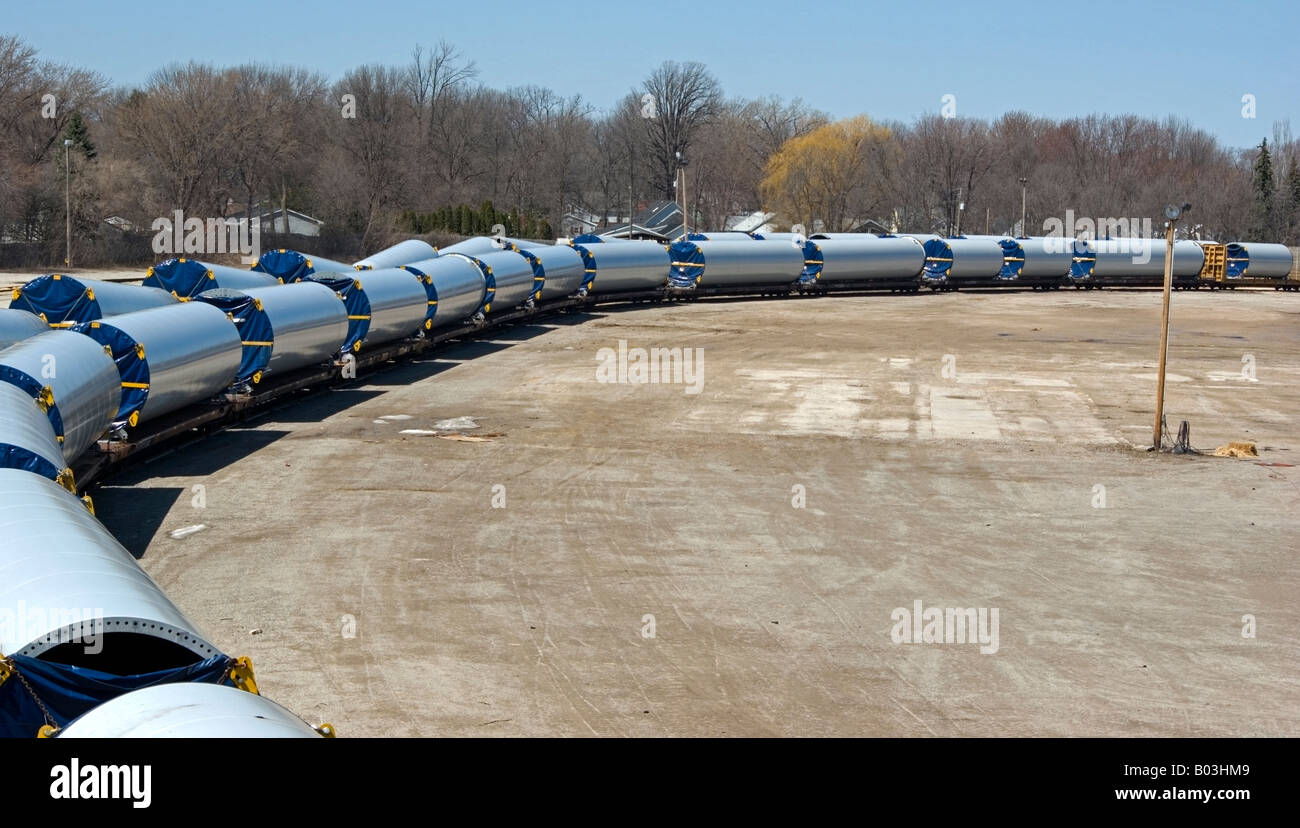 Wind turbine sections hi-res stock photography and images - Alamy