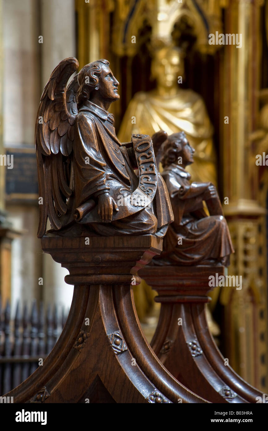 Bishops Throne Detail Southwark Cathedral London Stock Photo - Alamy