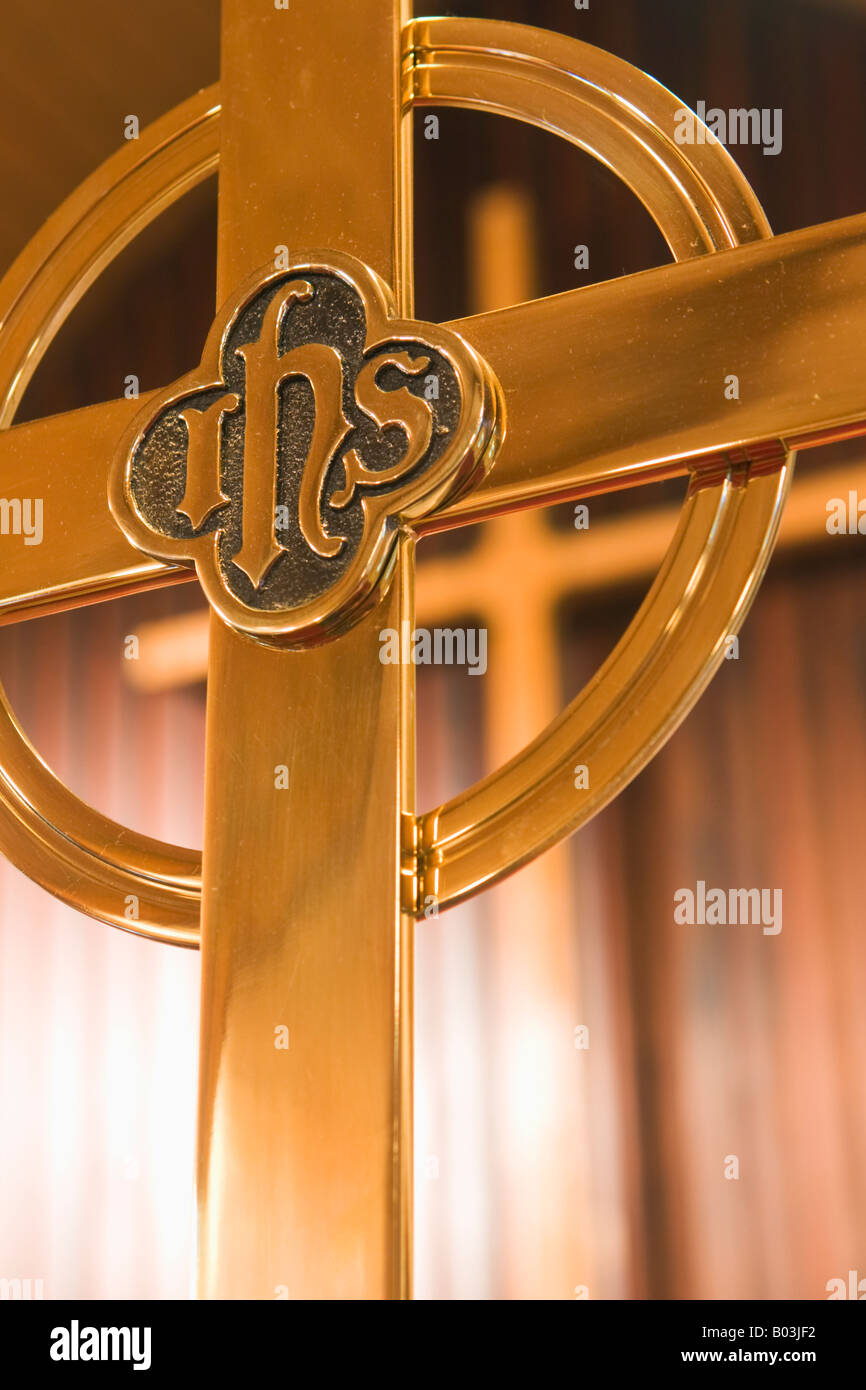 Crucifixes from Lutheran church Stock Photo - Alamy