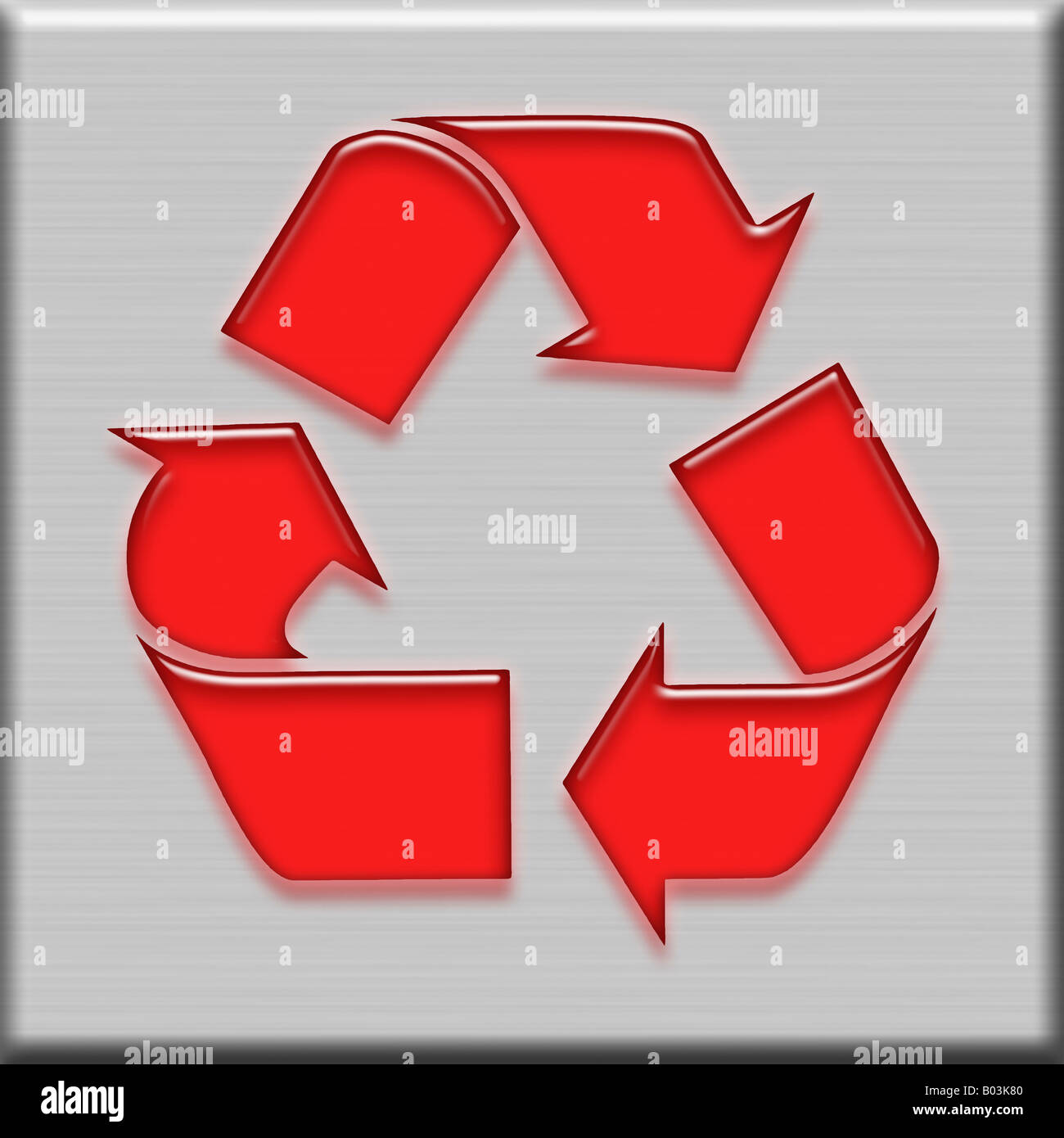 The universal Logotype for recyclable materials on a button. Logo ...