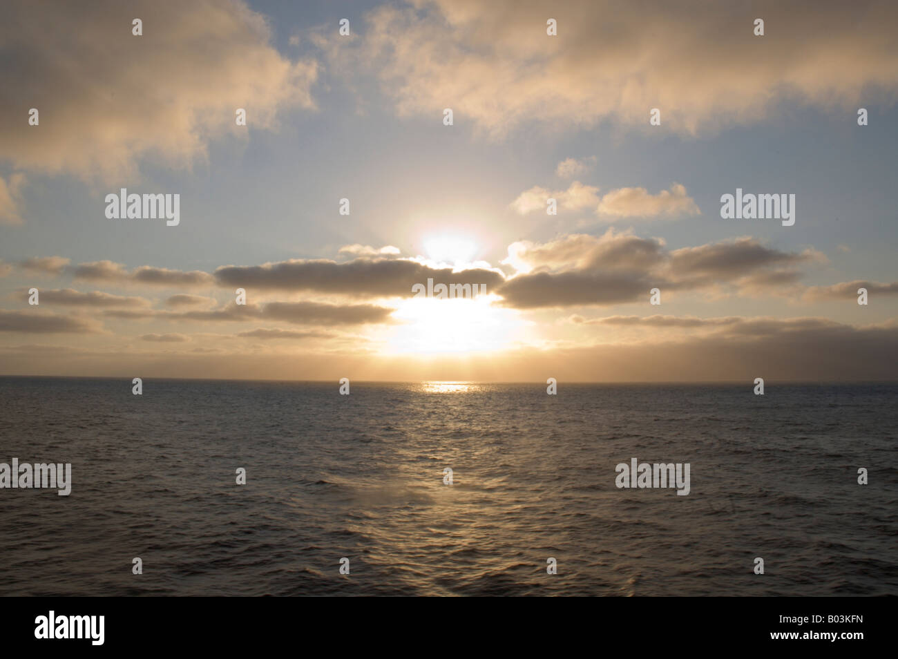 Sunset after a tropical storm in the Pacific Ocean Stock Photo - Alamy
