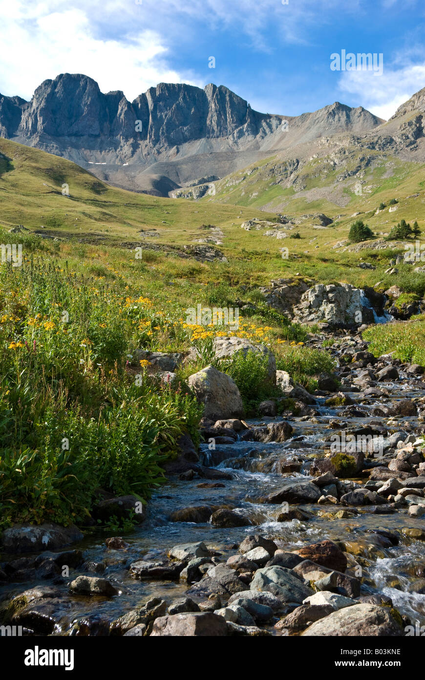 American Basin off the Cinnamon Pass Road, Alpine Loop Scenic Byway ...