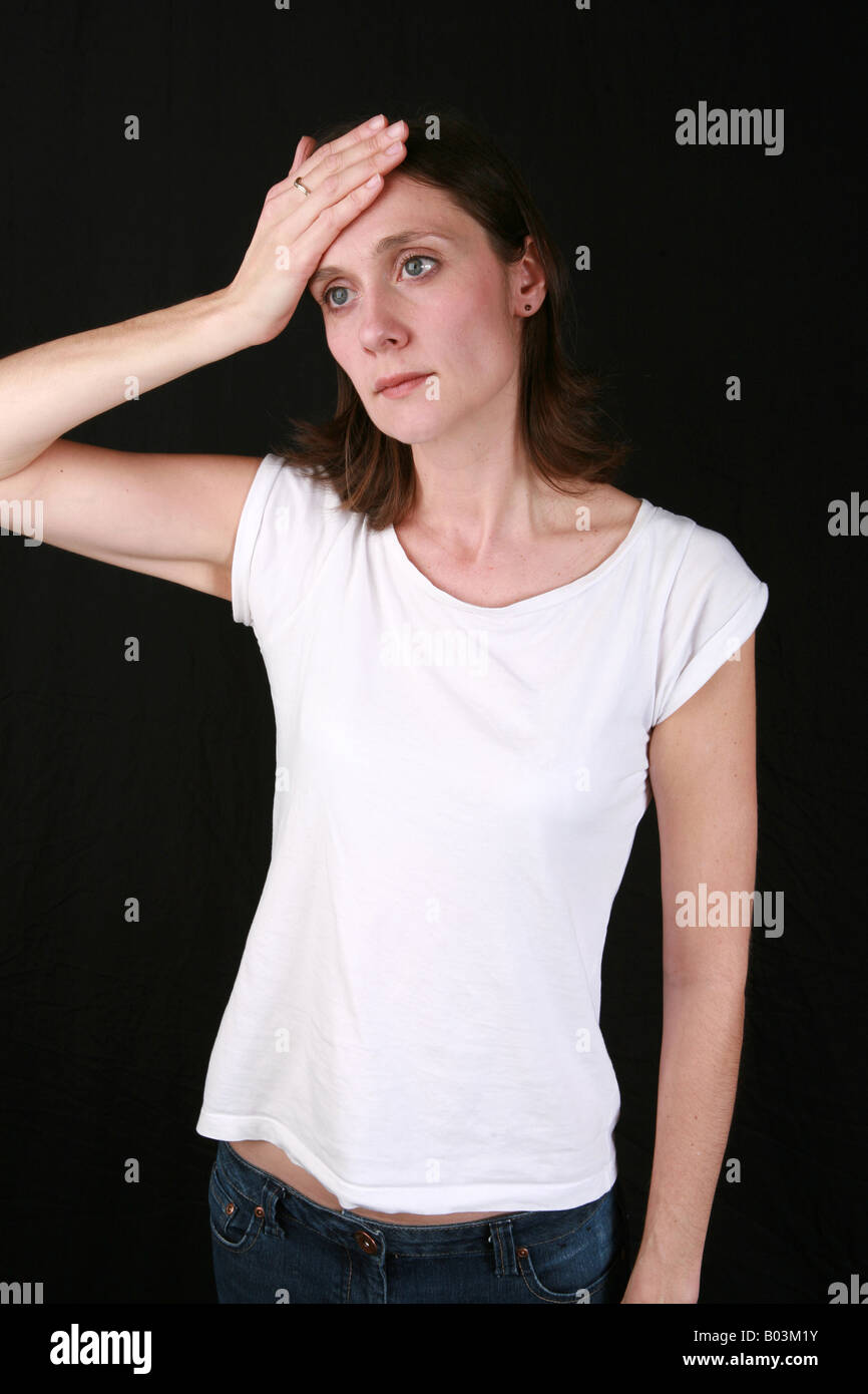 Hand On Forehead Fever