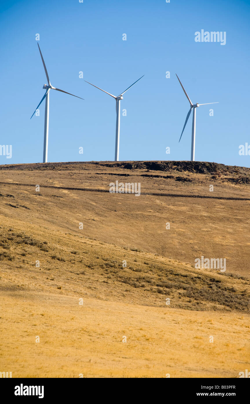 Wind turbines in the desert Stock Photo - Alamy