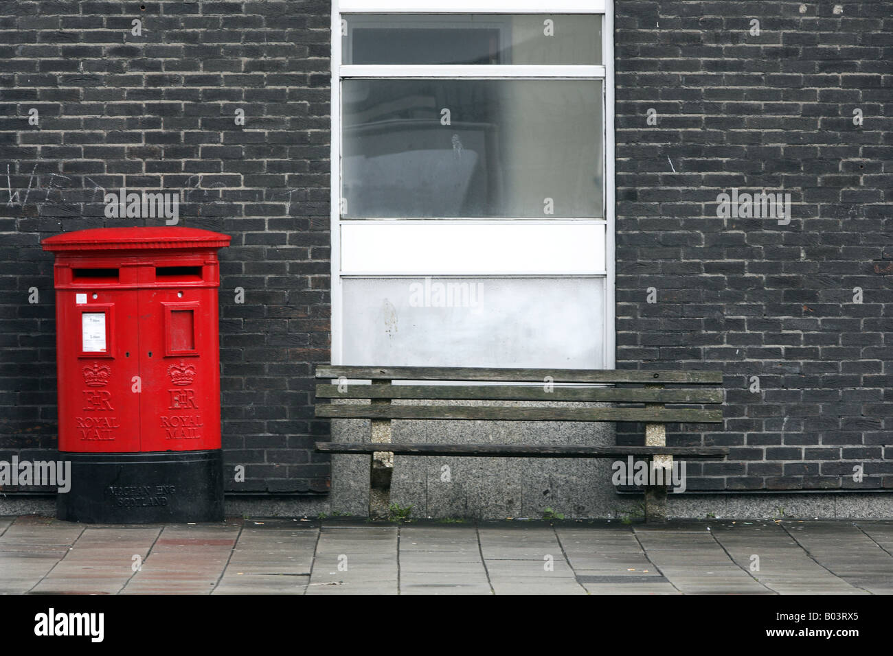 Post Box Swansea Wales UK Stock Photo - Alamy