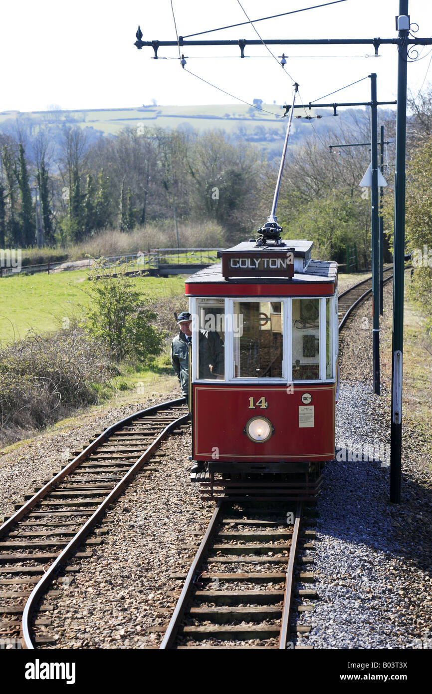 Seaton Tramway Colyton UK Stock Photo - Alamy