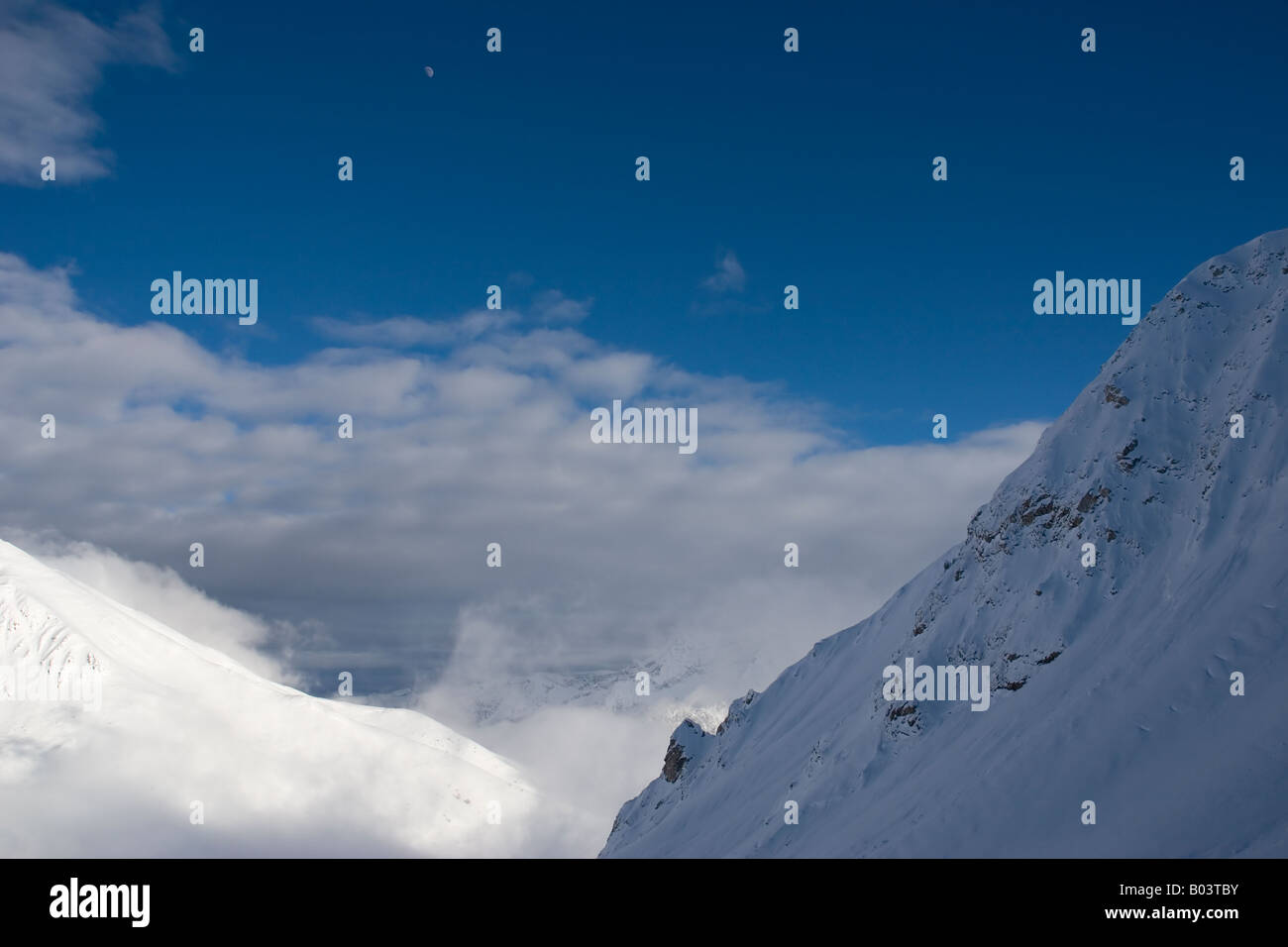 Mountains above Passo del Tonale Italy Stock Photo - Alamy