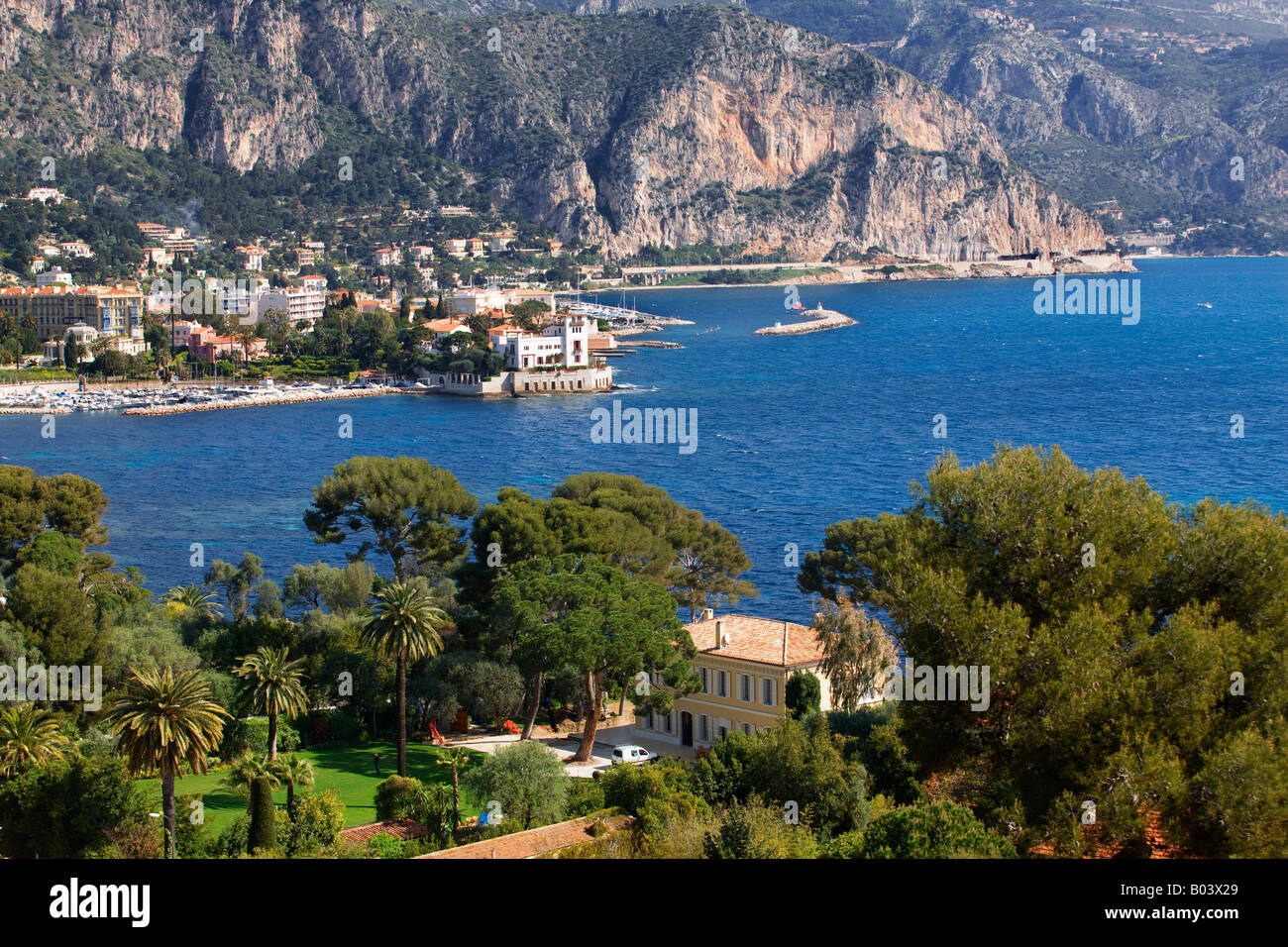 Beaulieu sur mer French riviera France Stock Photo - Alamy