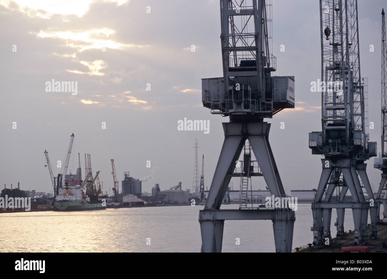 the port of Antwerp Belgium Stock Photo - Alamy