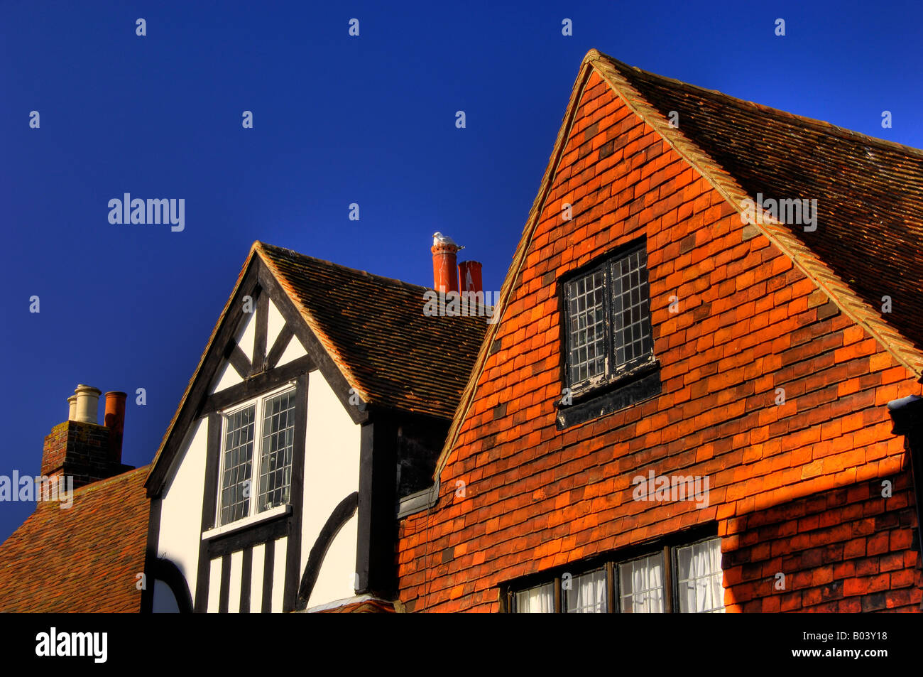 street scene showing old medieval buildings in historic citidel in five ...