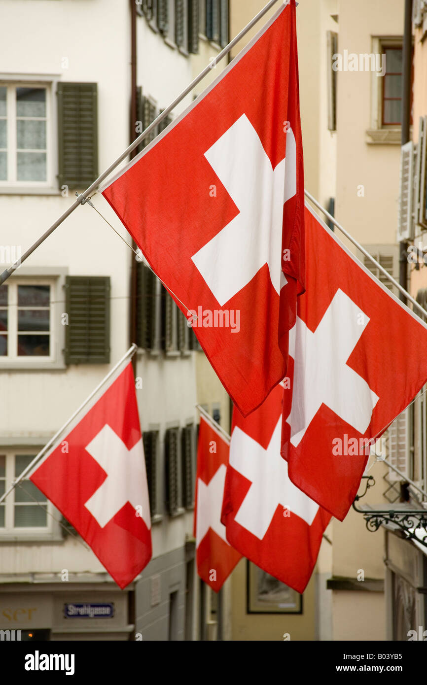 Swiss flags hi-res stock photography and images - Alamy