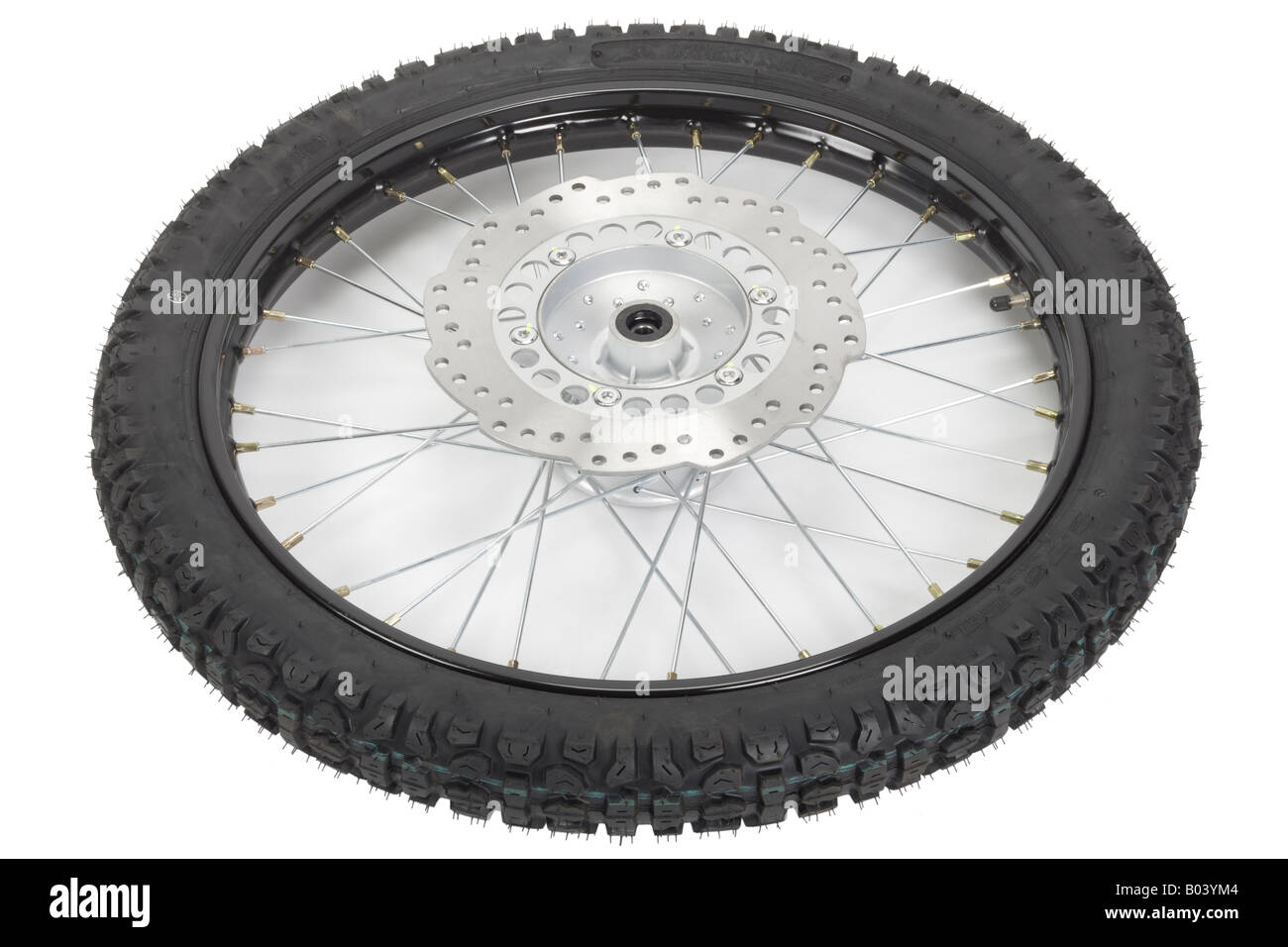 Motorcycle wheel and tyre Stock Photo - Alamy