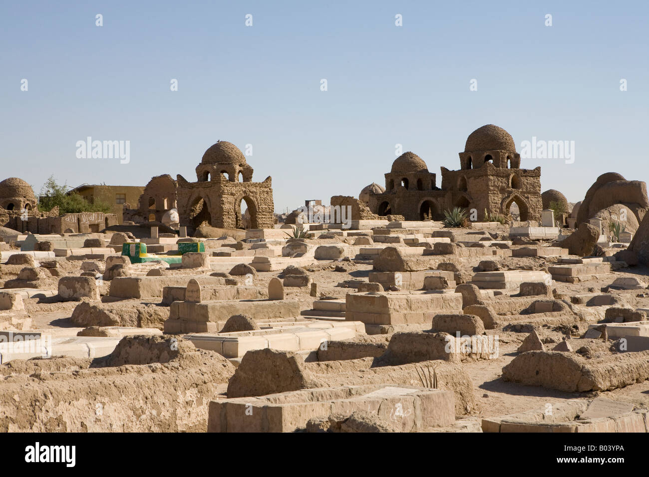 The Fatimid Cemetery, Aswan City, Egypt Stock Photo - Alamy