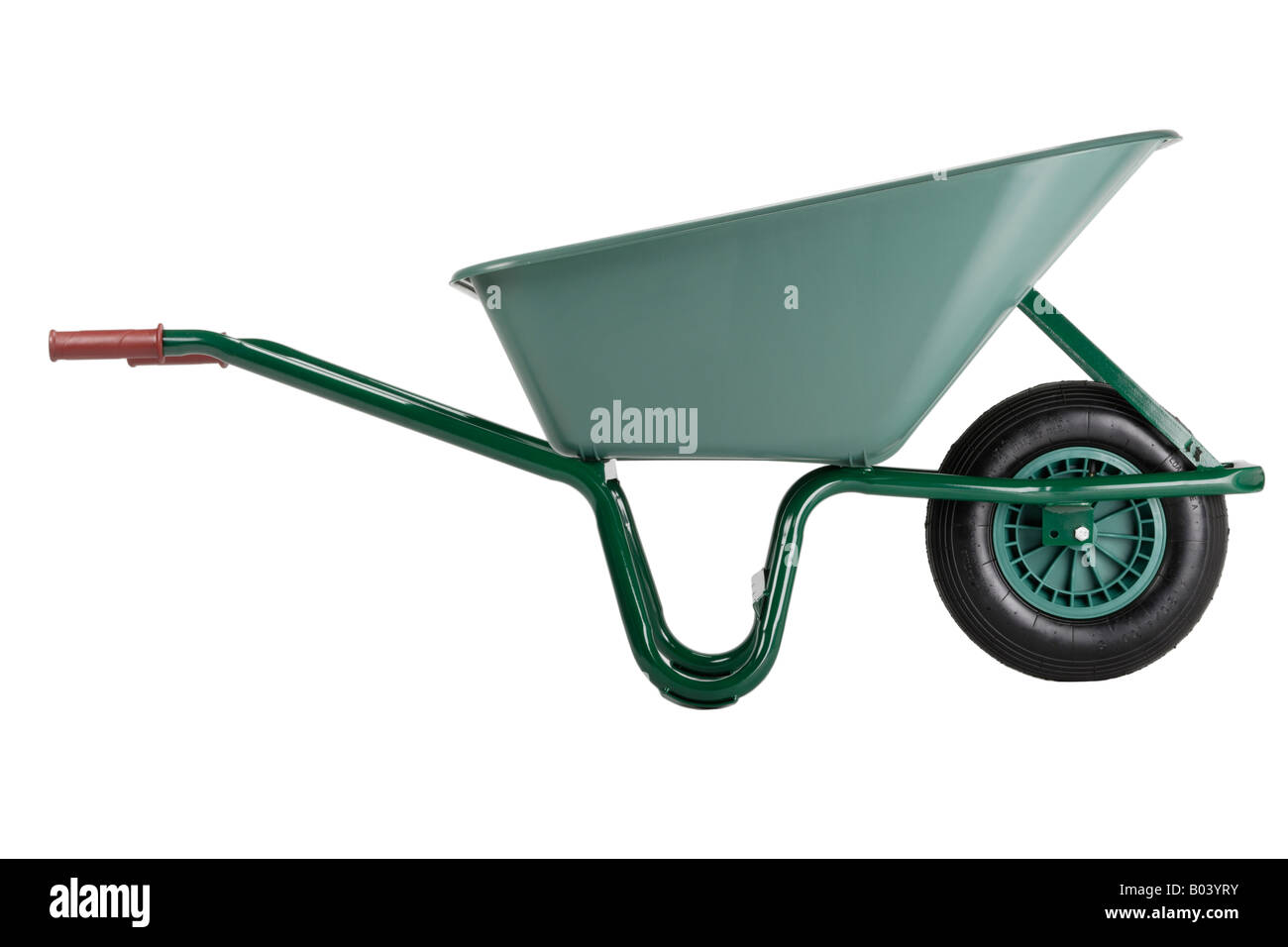 Wheelbarrow Cut Out Stock Images & Pictures - Alamy