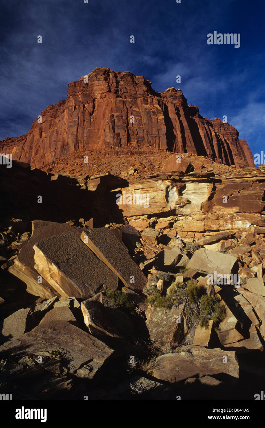 Red sandstone rubble hi-res stock photography and images - Alamy