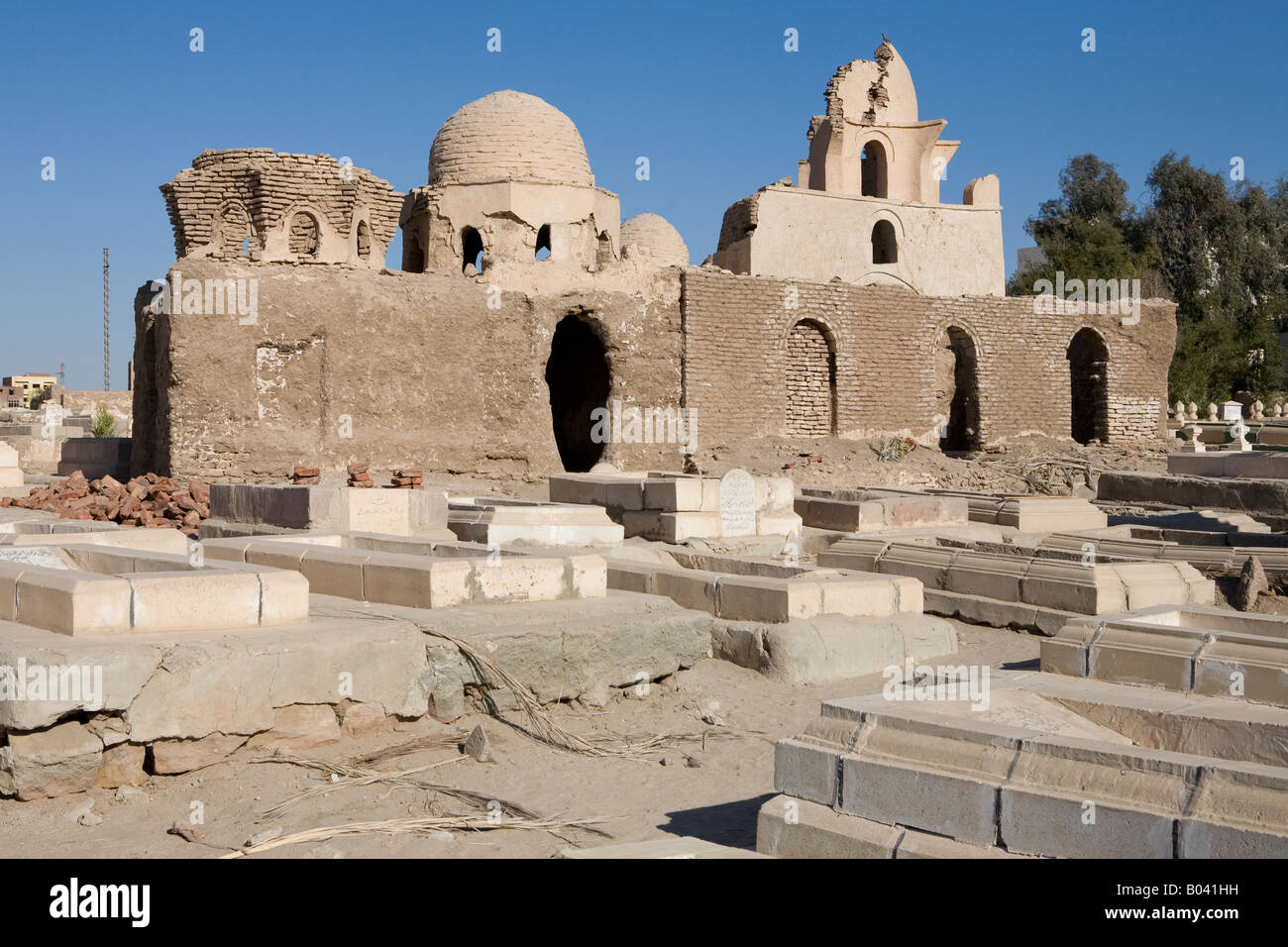 The Fatimid Cemetery, Aswan City, Egypt Stock Photo - Alamy