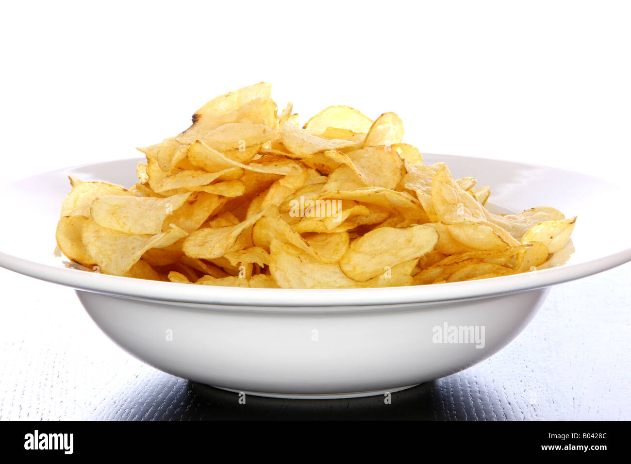 Bowl of Crisps Stock Photo - Alamy