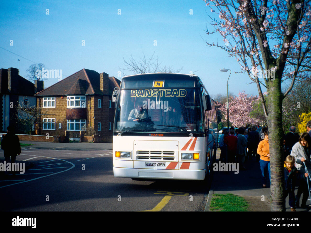 Children boarding school bus hi-res stock photography and images - Alamy