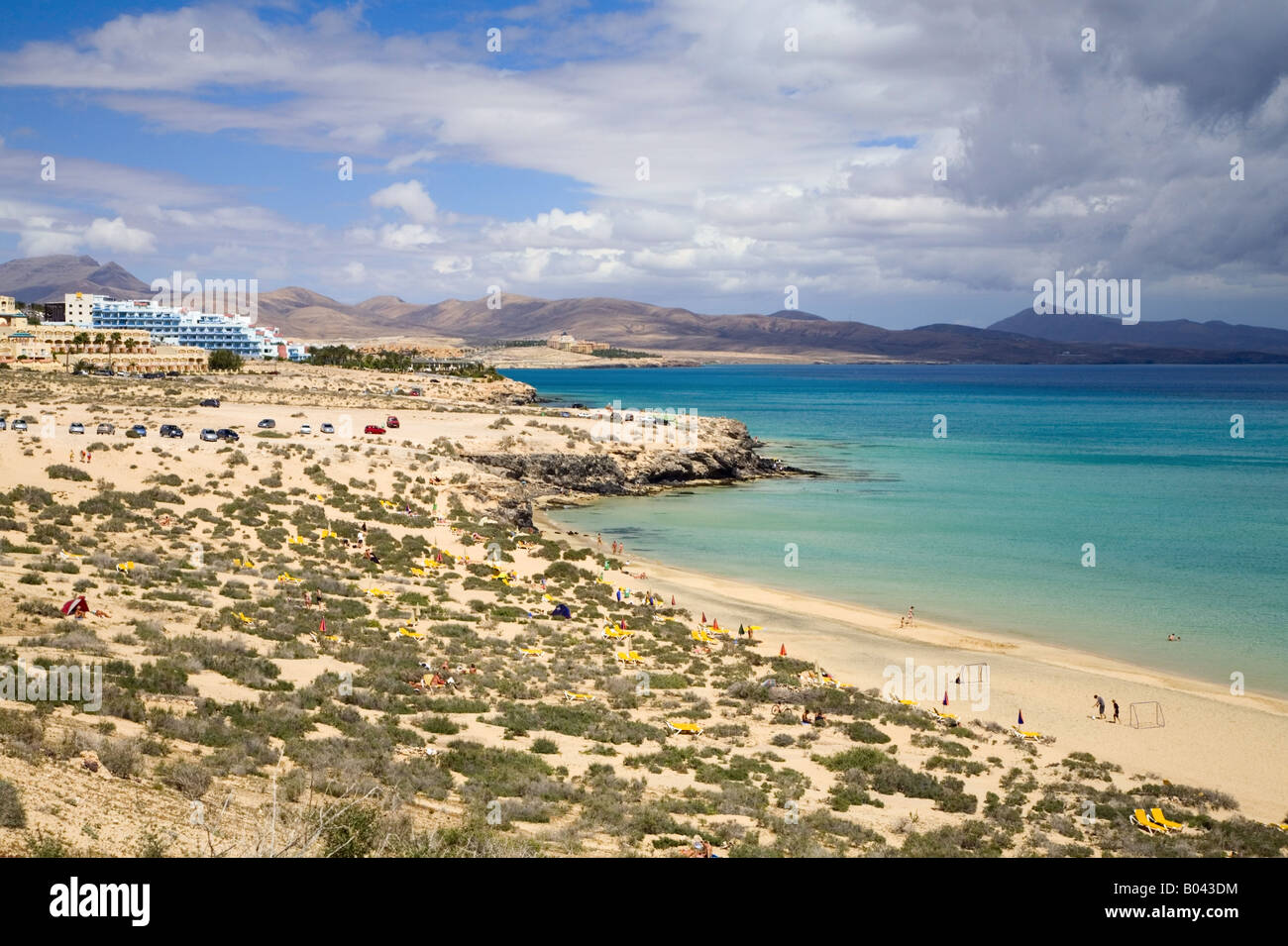 Playa Esmeralda, one of the beaches south of Costa Calma, Fuerteventura ...