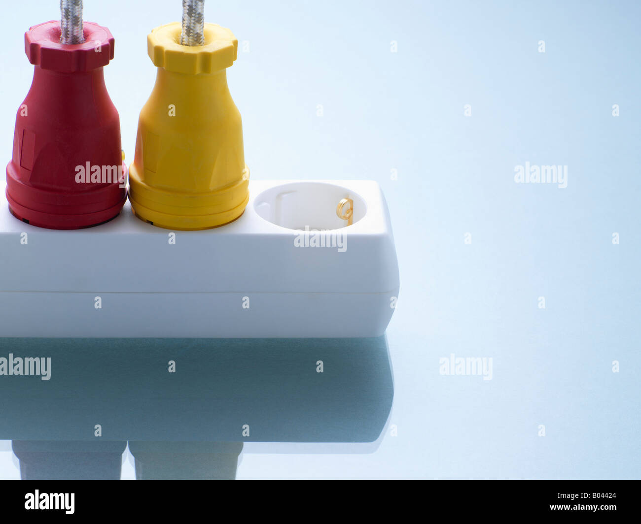 Plugs and Power Bar Stock Photo - Alamy