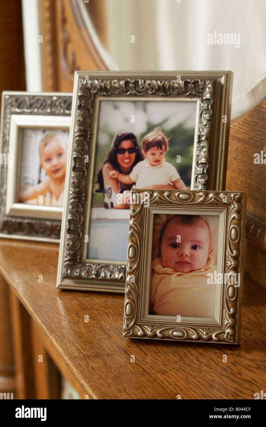 Photos on Mantle Stock Photo - Alamy