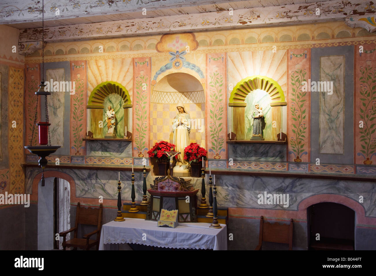 Chapel Altar, Mission la Purisima Concepcion, Southern California, USA ...