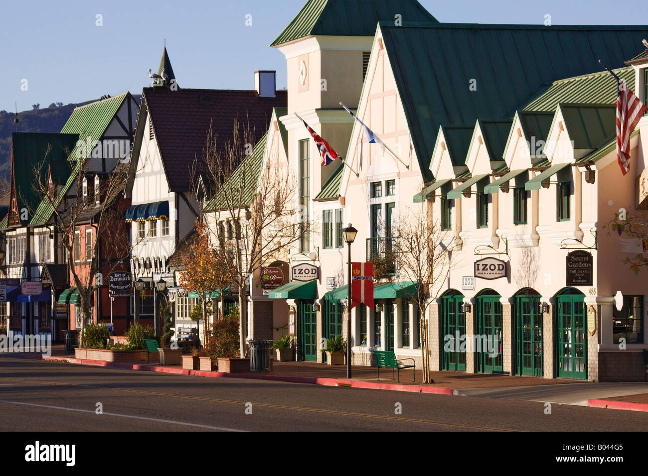 Street Scene, Solvang, Southern California, USA Stock Photo - Alamy