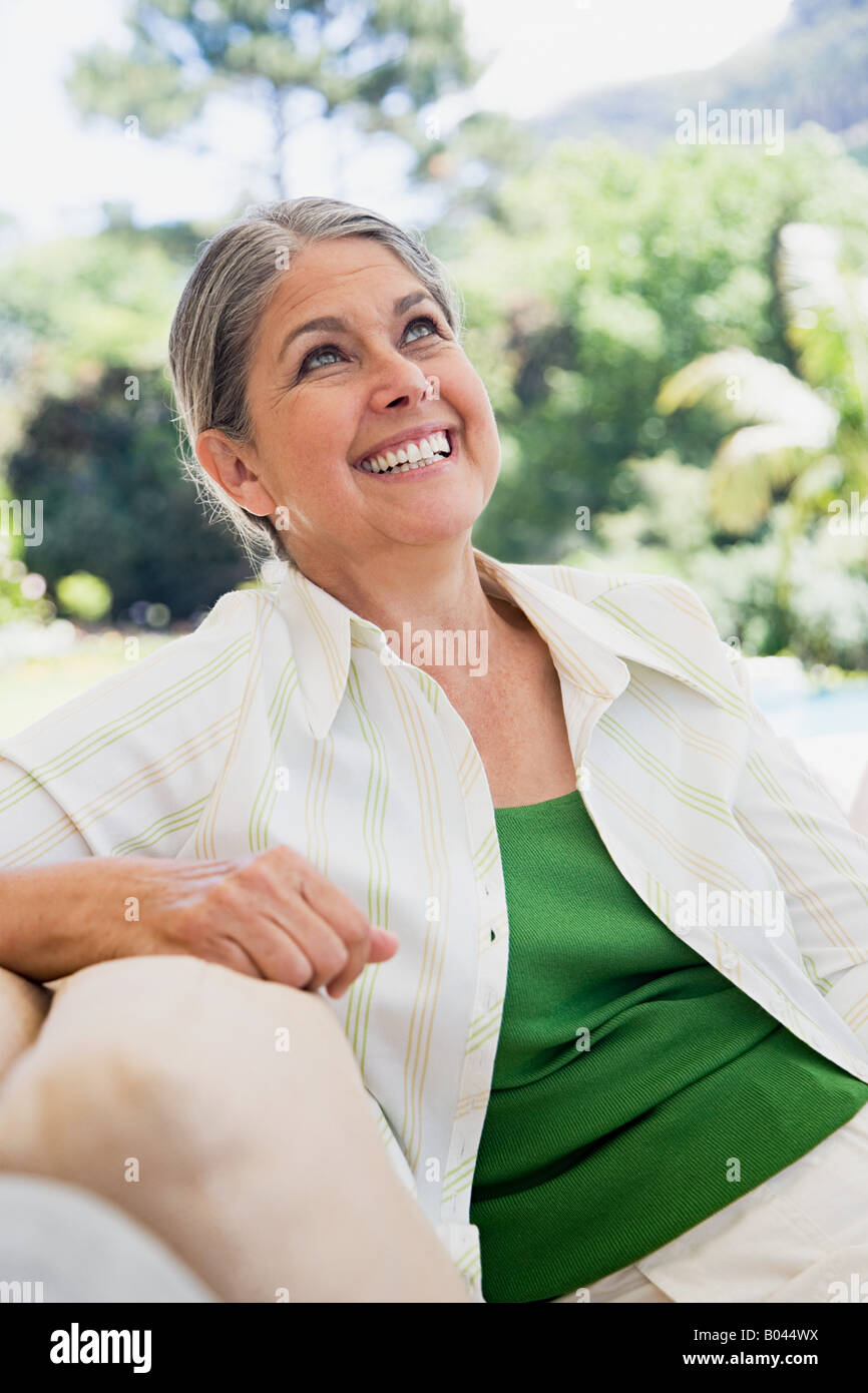 Portrait of a senior woman Stock Photo - Alamy