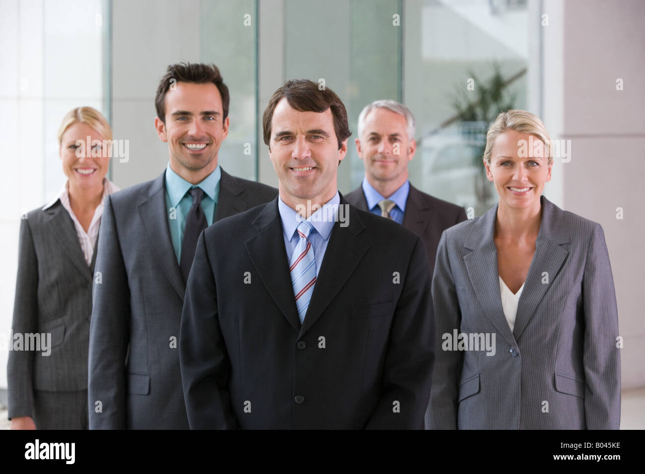 Five business colleagues Stock Photo - Alamy