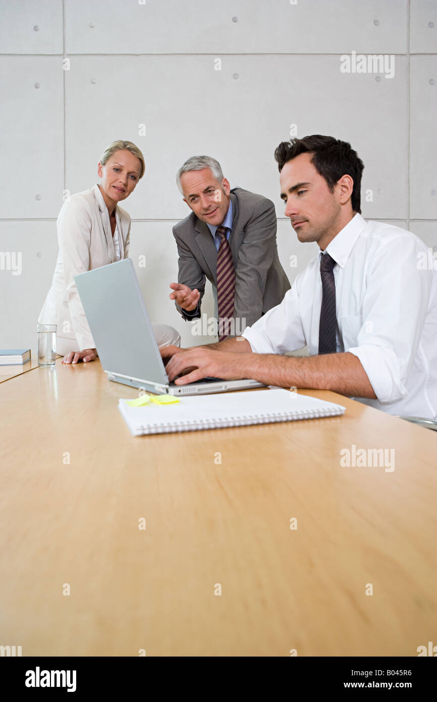 Colleagues in a meeting Stock Photo - Alamy