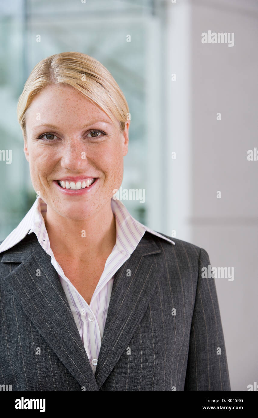 Smiling businesswoman Stock Photo - Alamy Smiling businesswoman Stock Photo - Alamy