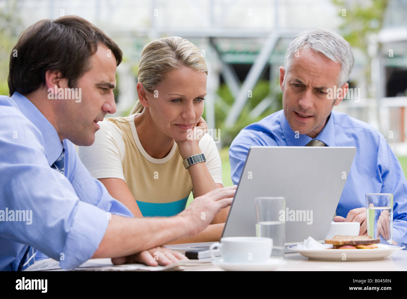 Lunch meeting hi-res stock photography and images - Alamy