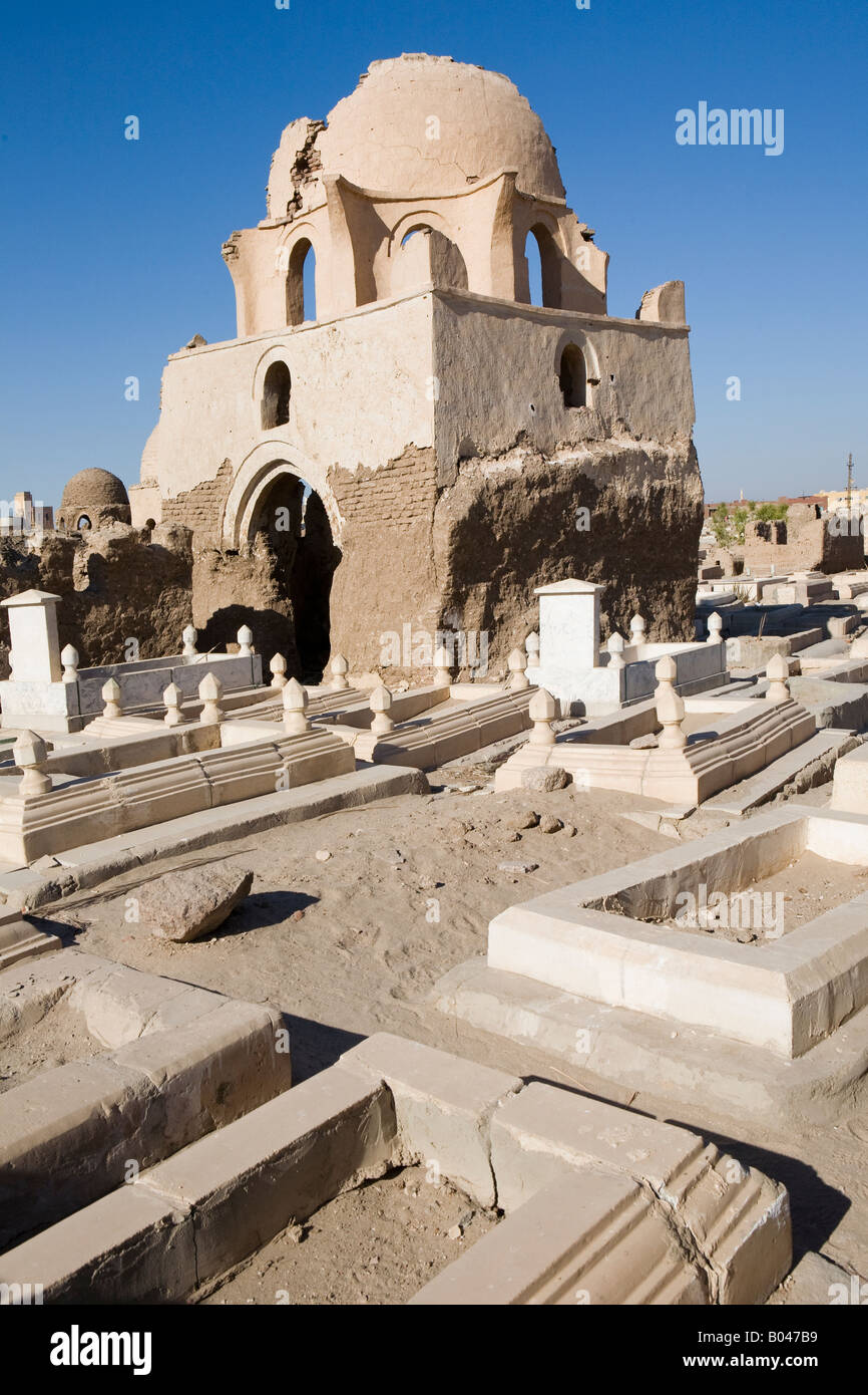 The Fatamid Cemtery, Aswan City, Egypt Stock Photo - Alamy