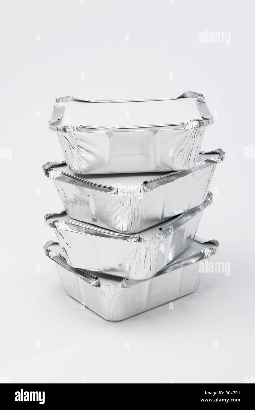 A stack of fast food containers Stock Photo - Alamy