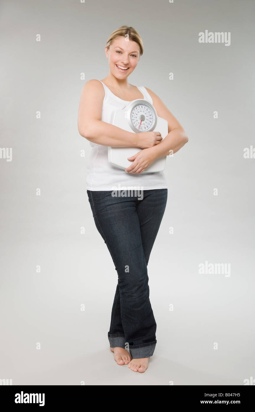 Full length portrait fat woman hi-res stock photography and images - Alamy