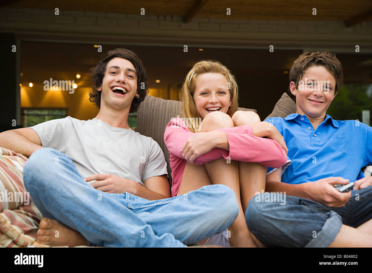 Portrait of teenagers Stock Photo - Alamy