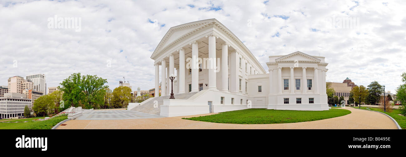 Virginia State Capitol in Richmond Virginia. High resolution panorama ...