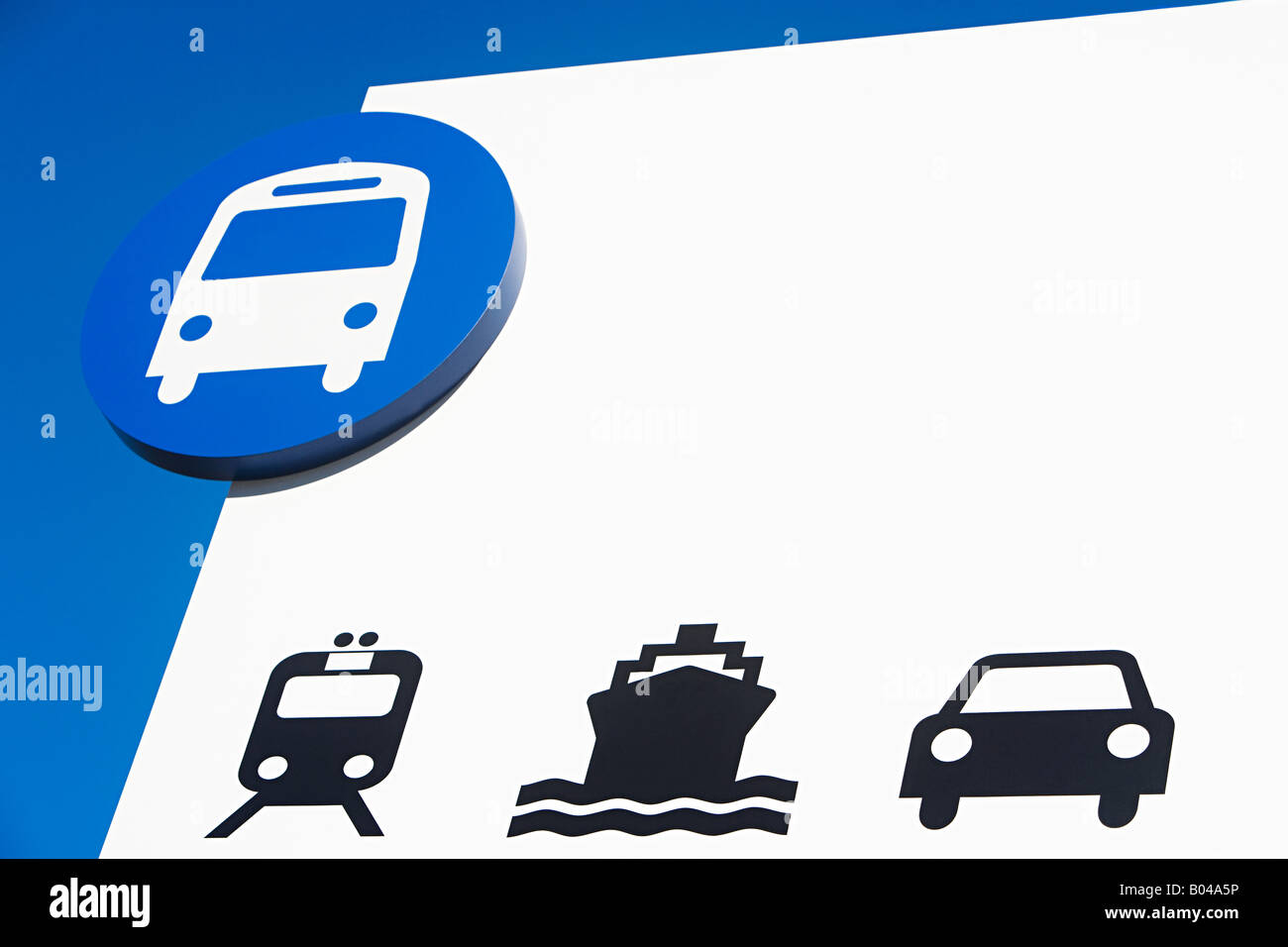 Land train sign hi-res stock photography and images - Alamy