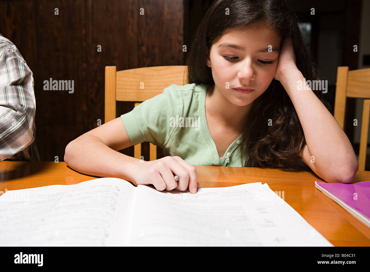 A girl reading Stock Photo - Alamy