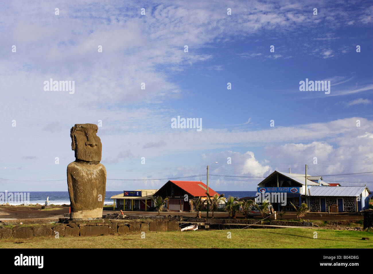 Chile island hanga roa city hi-res stock photography and images - Alamy