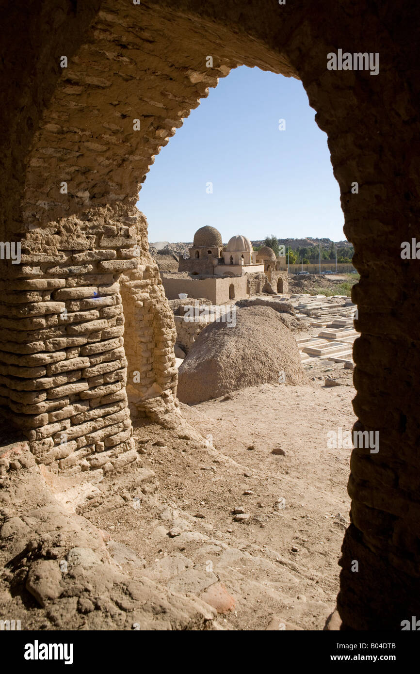 The Fatimid Cemetery, Aswan City, Egypt Stock Photo - Alamy