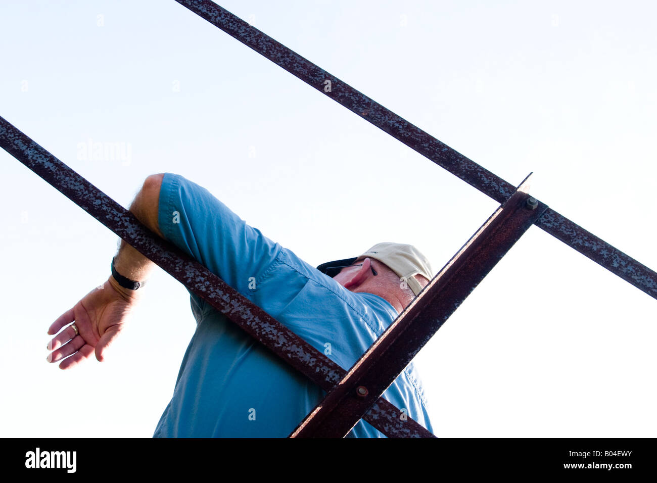 Baseball hat middle age man hi-res stock photography and images - Alamy