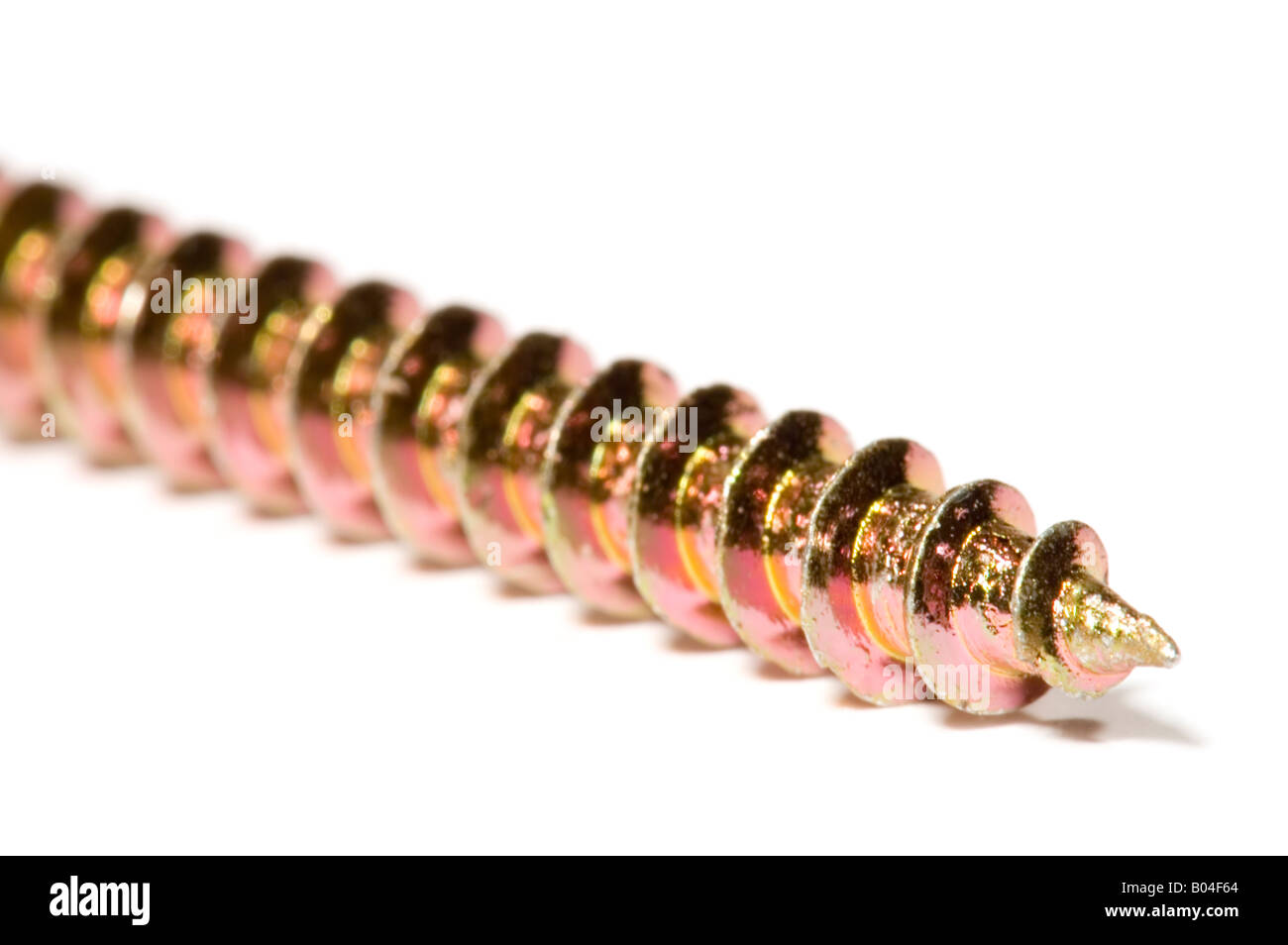 series object on white isolated tools screw Stock Photo - Alamy