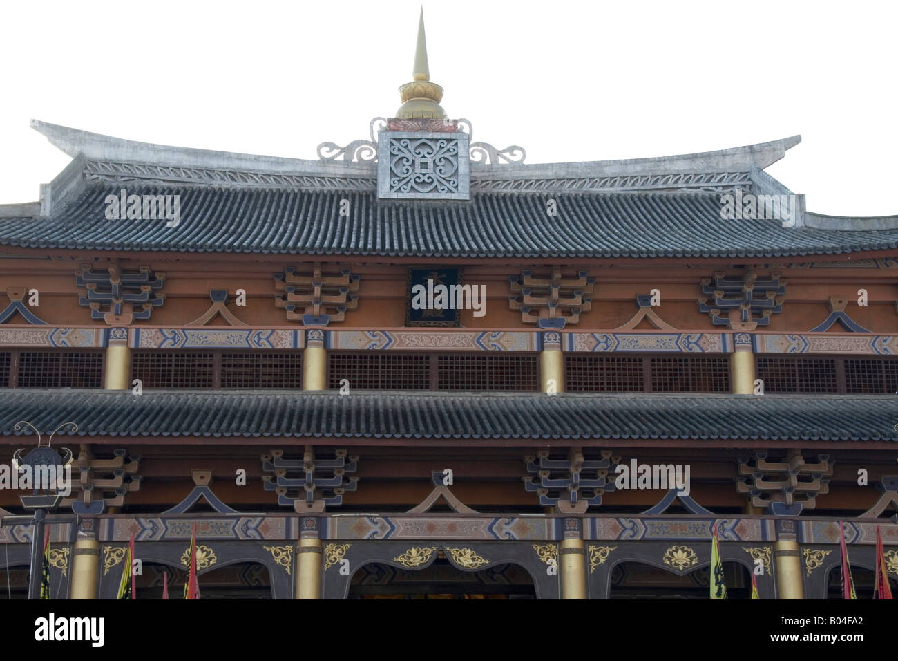 The main building of the Li Kingdom at Tian Long Ba Bu filming site at ...