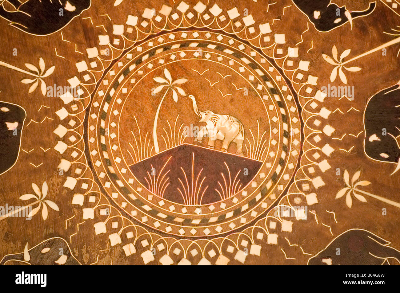 series Ornamental pattern ivory Stock Photo - Alamy