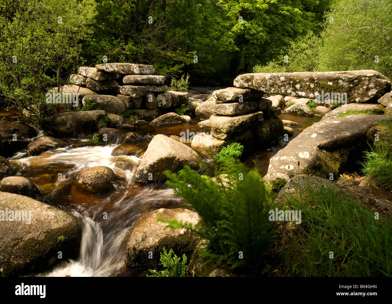 Clapper bridge dartmeet hi-res stock photography and images - Alamy