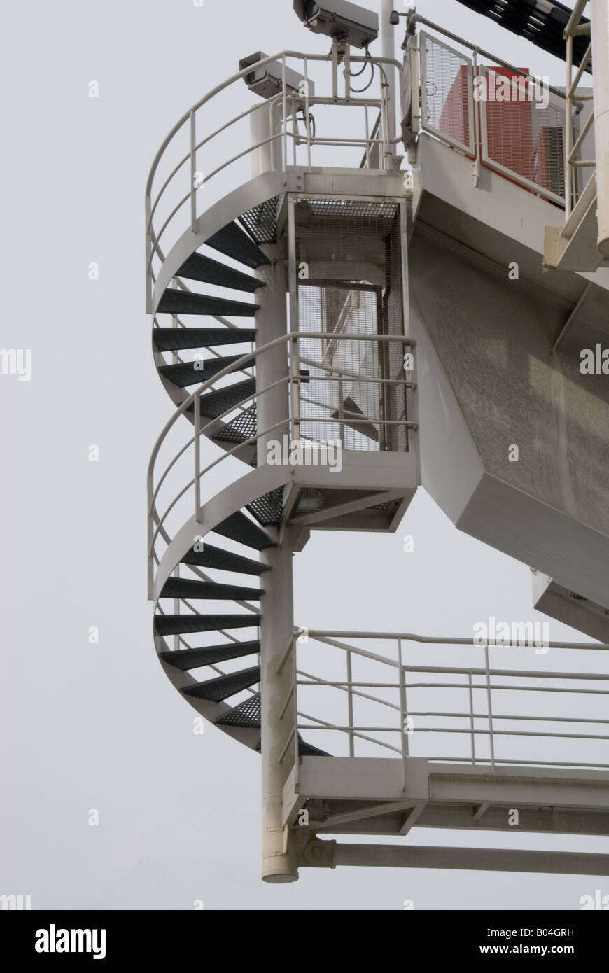 London Eye spiral stairs Stock Photo - Alamy