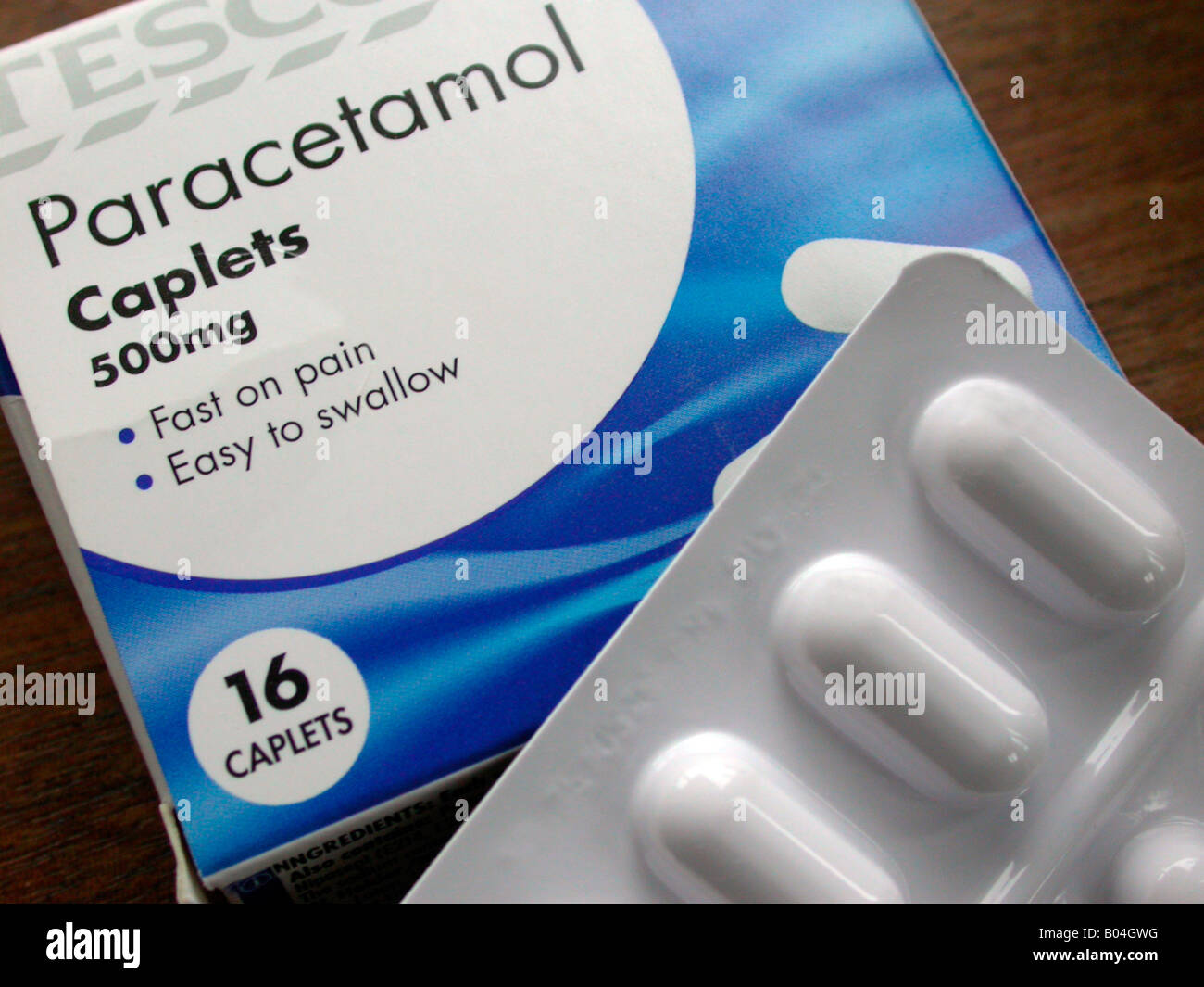 Paracetamol Caplets Stock Photos & Paracetamol Caplets Stock Images - Alamy