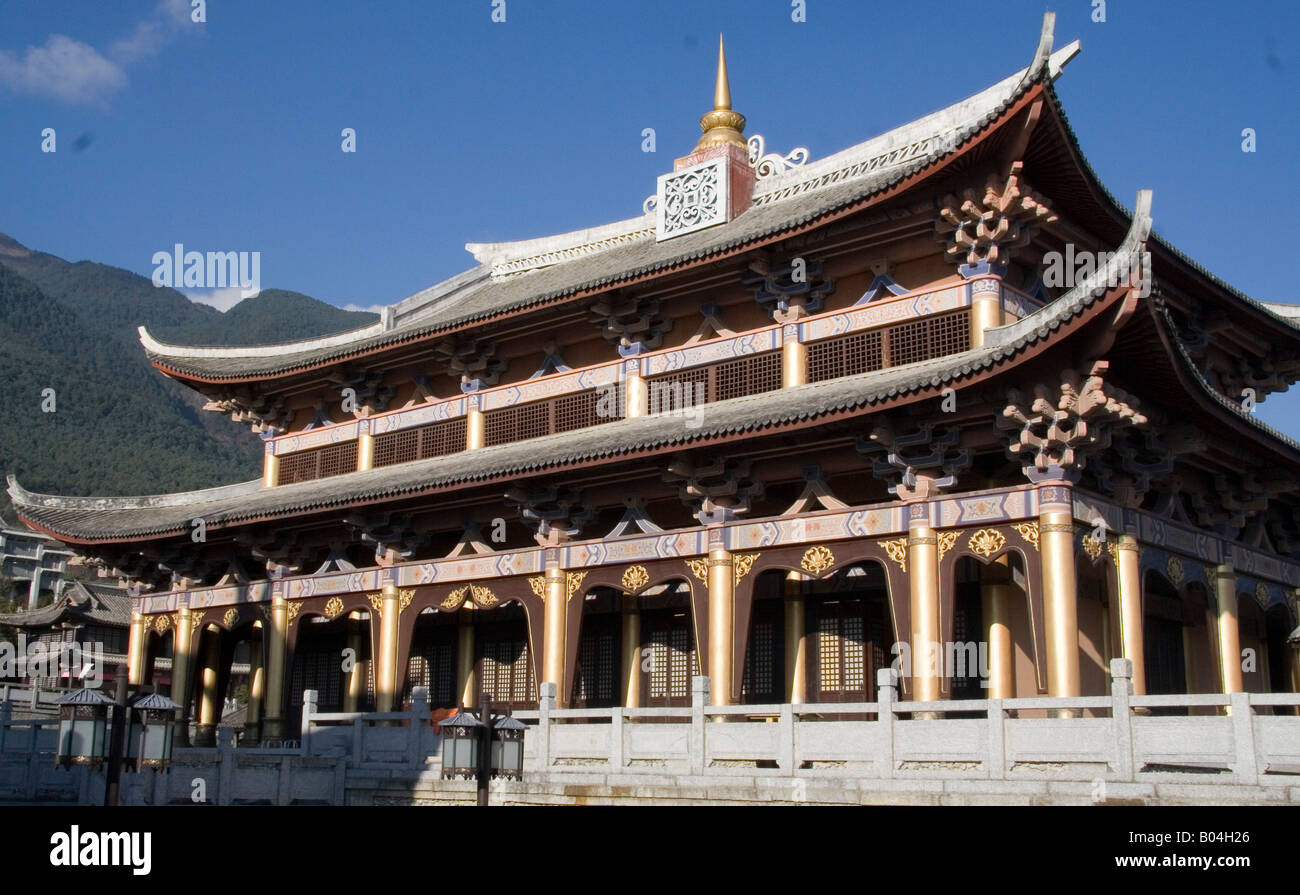 The beautiful palace of the Li Kingdom, in Dali, Yunnan China Stock ...