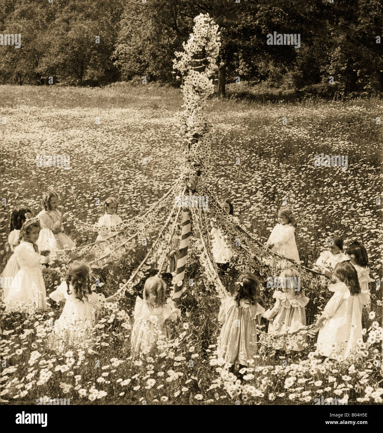 Vintage Maypole Dance